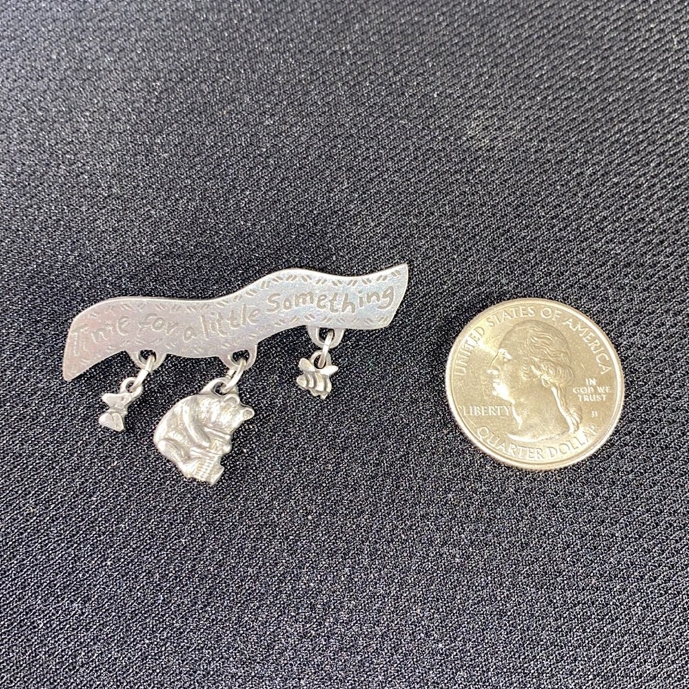 Vintage Disney Winnie The Pooh Danforth Pewter Pin Br… - Gem